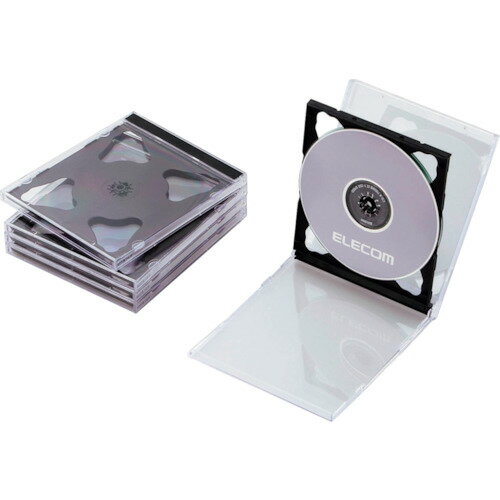 特長 ●ケース1枚につきディスク2枚を収納可能です。 ●ケース内側に歌詞カードやインデックスカードが収納可能です。 ●背ラベルも収納可能です。 仕様 ●幅(mm)：142 ●奥行(mm)：10.4 ●高さ(mm)：125 ●色：クリアブラッ...