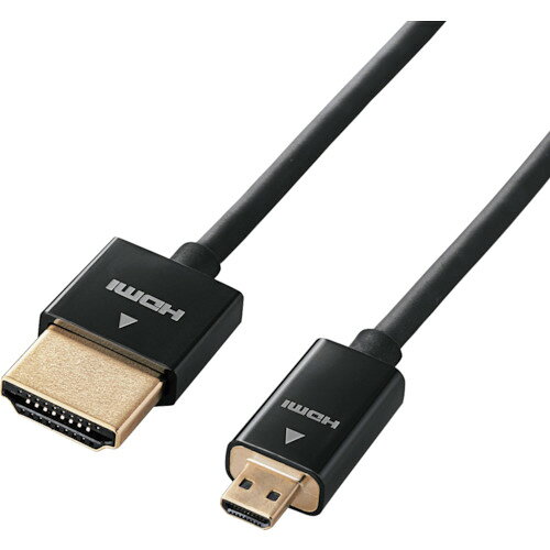 特長 ●4K2K、3DフルHDに対応した、HIGHSPEEDwithEthernet認証済みの「イーサネット対応HIGHSPEEDHDMI-Microケーブル(カテゴリー2)」です。 ●取り回ししやすい直径約3.2mmのスーパースリムケーブ...