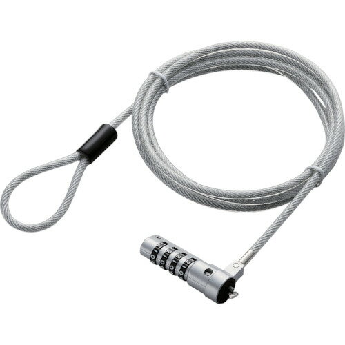 特長 ●セキュリティスロットに取り付けて、パソコンや液晶モニタなどを盗難から守るセキュリティワイヤーロックです。 ●ノートPCやタブレットに対応しています。 ●90度の首振りと、360度のヘッド部回転機能で取り回しが良く、取り付けに便利です...