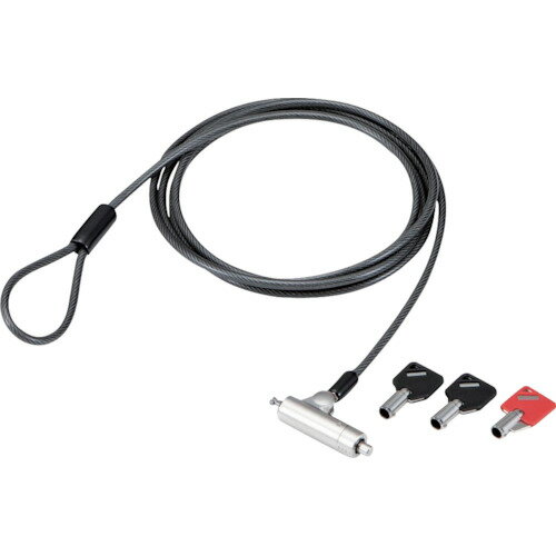 特長 ●セキュリティスロットにセットすることで、盗難から守るマルチスロット対応のセキュリティワイヤーロックで、薄型ノートパソコン・液晶モニタ・タブレットに最適です。 用途 ●薄型ノートパソコン・液晶モニタ・タブレットに。 仕様 ●ワイヤ寸法...