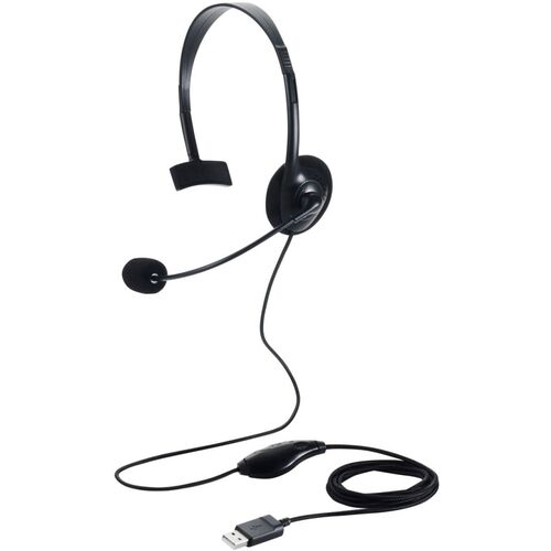 特長 ●Web会議やビデオ通話、オンラインゲームでの音声チャットに最適な片耳小型オーバーヘッドタイプのヘッドセットです。 ●φ30mmドライバーを採用した高音質の有線小型モデルです。 仕様 ●両耳/片耳：片耳小型オーバーヘッドタイプ ●ケー...