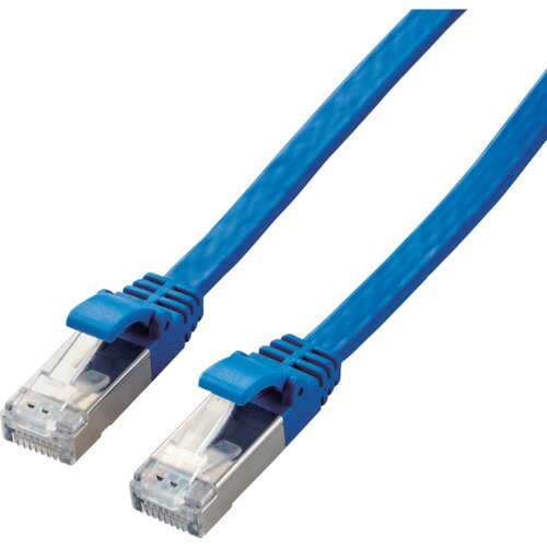 特長 ●高速光通信に最適な10ギガビットイーサネットの「10GBASE-T」に対応したカテゴリー7準拠LANケーブルです。 ●10ギガビットイーサネット「10GBASE-T」に完全準拠しています。 ●薄さ約2.3mmで設置場所を選ばないフラ...