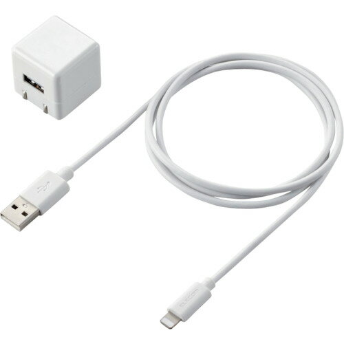 特長 ●家庭用コンセントからLightningコネクタ搭載のiPhoneやiPodを充電できるLightningケーブルを付属したAC充電器です。 ●付属のLightningケーブルは、充電だけでなくパソコンとのデータ通信にも使用可能です。...