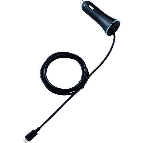 特長 ●自動車のアクセサリソケットからLightningコネクタまたはUSBポートを介してiPhoneやスマートフォン、iPadやタブレットを充電できる車載充電器です。 ●合計最大出力24W(5V/4.8A)で、iPhoneやスマートフォン...