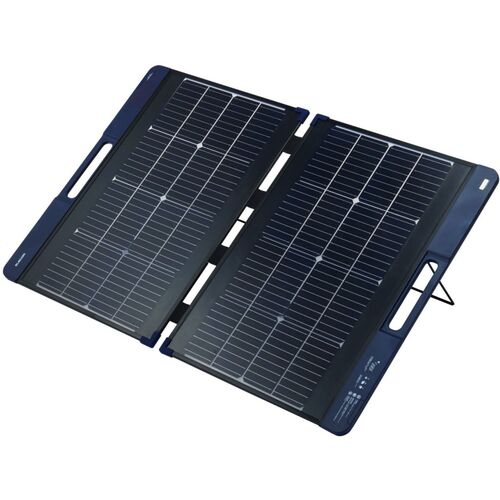 特長 ●太陽光に当てるだけで発電できるポータブルソーラーパネルです。 ●ソーラーパネルの面に太陽光が当たるように設置し、充電するポータブル電源とケーブルで接続するだけですぐに使用できます。 用途 ●万が一のときも、電力が途絶えない安心感。 ...