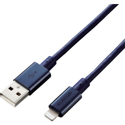 特長 ●iPhone・iPod・iPadなどのLightningコネクタ搭載機器の充電・データ通信に最適です。 ●断線に強く、取り回しの良さも兼ね備えた耐久仕様のLightningケーブルです。 仕様 ●色：ブルー ●長さ(m)：2 ●使用...