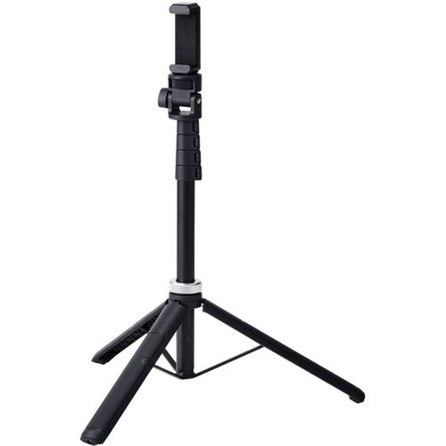 特長 ●高耐荷重で安定した撮影が可能です。 ●撮影シーンによって使い分けられます。 ●一眼レフカメラなど重い機器も安心して取り付けが可能です。 ●1/4インチネジを採用し、さまざまなアクセサリーが使用できます。 ●脚を収納すると自撮り棒とし...