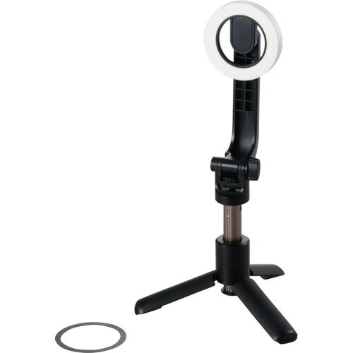 特長 ●マグネットで簡単に着脱可能な卓上置きタイプのスマホ三脚スタンドです。 ●付属のメタルプレートをスマホケースや端末に貼り付けることで、MagSafe非対応の機種でも使用可能になります。 ●小型に折り畳めて、軽量なので持ち運びにも便利で...