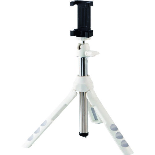 特長 ●自撮り棒としても使用できる2Wayタイプのスマートフォン用三脚です。 ●8段階に伸縮しますので、お好みの高さに調整可能です。 ●三脚として使用時は185mmから875mmまで高さ調整可能です。 ●自撮り棒として使用時は190mmから...