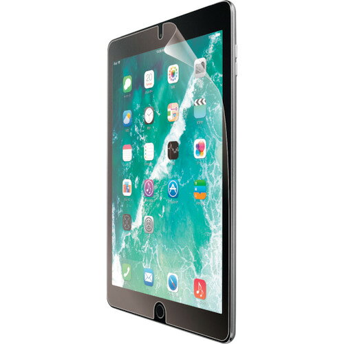 特長 ●9.7インチiPad2017年モデルの液晶画面を傷や汚れから守る、指紋防止・高精細反射防止タイプの液晶保護フィルムです。 ●ナノテクノロジー高精細加工により光の映り込みを抑え、反射防止フィルム特有のチラツキを防止することで見やすい画...