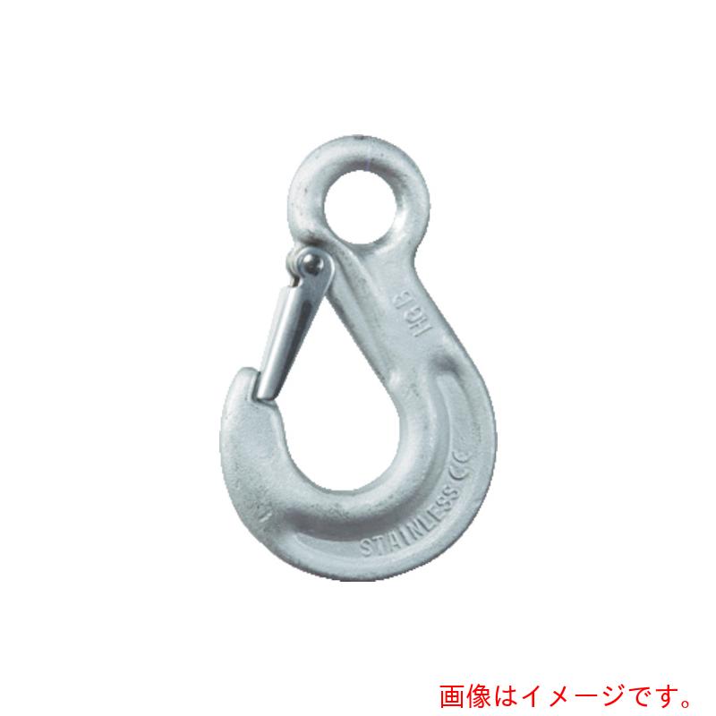 特長 ●ステンレス製でサビに強いです。 用途 ●玉掛け作業用ステンレスフックとして。 仕様 ●基本使用荷重(t)：1.6 ●スリングフック寸法(mm)c：39 ●スリングフック寸法(mm)d：46 ●スリングフック寸法(mm)e：37 ●ス...