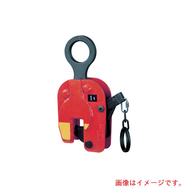 特長 ●吊り荷が着地して緩んでも、ロック状態を確実に保持するセーフティーロック付です。 ●縦吊りや反転作業に便利な使用範囲の広い標準型です。 用途 ●鉄板、形鋼の運搬作業。 仕様 ●基本使用荷重(t)：0.5 ●クランプ範囲(mm)：0〜2...