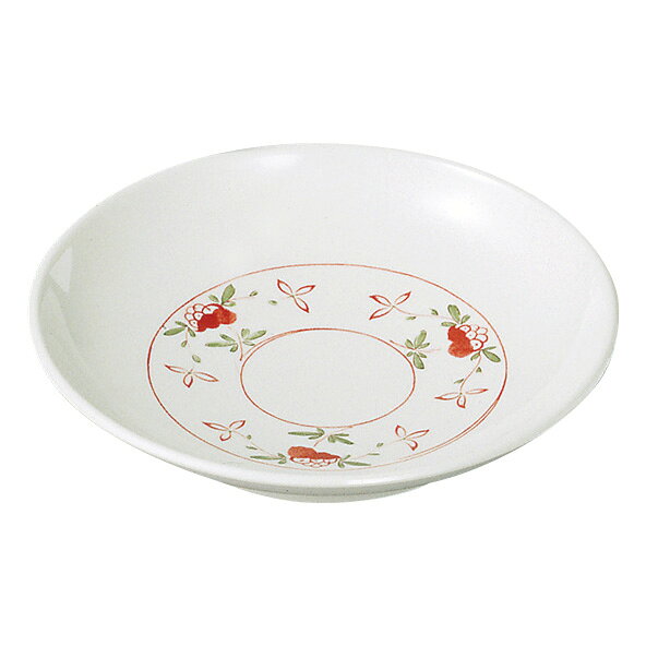 ●古くから使われている、優しい家庭的な赤茶色のつる草紋様。どんなお料理にもよく似合います。 ●サイズ： 140φ×25mm ●材質： メラミン樹脂 ●耐熱温度： 120度 ●食器洗浄機： 使用可 ●電子レンジ： 使用不可 【メーカー名】（株...
