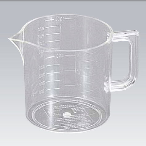 ●メジャーカップ ●サイズ： 118×175×120mm ●容量： 1,000ml ●材質： メタクリル樹脂（アクリル） ●耐熱温度： 70度 ●電子レンジ： 使用不可 ●食器洗浄機： 使用不可 【メーカー名】（株）エンテック 【メーカー品...