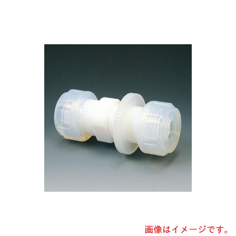特長 ●パネルに穴をあけて取り付けます。 ●パネルナットを外して、パネルに差込みパネルナットを締め付け、パネルに固定して袋ナットで締め付けて下さい。 用途 ●送液用 仕様 ●適合チューブ外径(mm)：10 ●オリフィス径(mm)：8φ ●適...