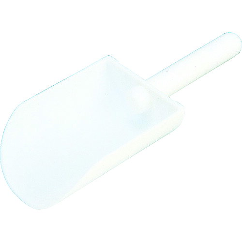 特長 ●オールフッ素樹脂（PTFE）製のスコップです。 ●耐薬品性に優れています。 ●取手部は20φ丸棒で丁度手にフィットします。 用途 ●サンプル採取用。 ●耐薬品用。 仕様 ●すくい部幅(mm)：90 ●全長(mm)：225 ●長さ(m...