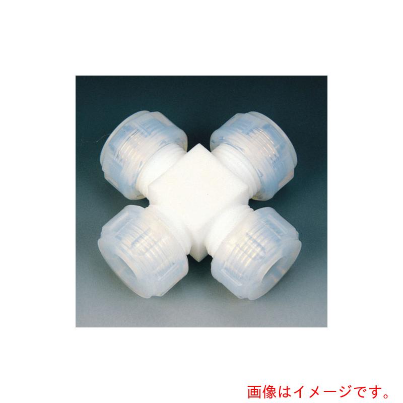 特長 ●十字型の4方ジョイントです。 用途 ●送液用 仕様 ●適合チューブ外径(mm)：6 ●オリフィス径(mm)：4φ ●適合外径：6φ ●ソロバン型シール仕様(工具等は一切不要。袋ナットの締め込みで接続可能) 材質 ●PFA／PTFE ...