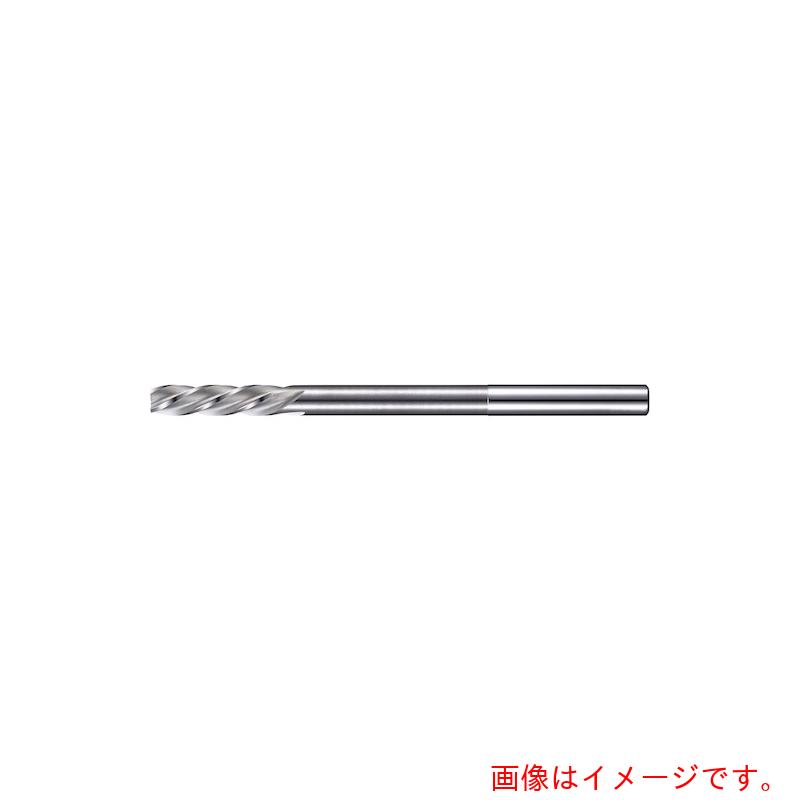 特長 ●超硬ストレート刃に比べ、切削速度が1.5倍で加工可能です。 ●強左ネジレ刃の作用で、切屑を前方へ排出し、首下も長く、深穴加工に最適です。 用途 ●高速・深穴加工用。 仕様 ●刃径(mm)：13.44 ●刃長(mm)：40 ●全長(m...