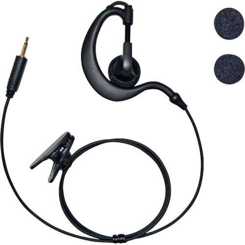 特長 ●FB-26シリーズ用のオプションイヤホンです。 ●こちらは耳掛けタイプです。 ●激しい動きでもイヤホンが外れにくいのが特徴です。 ●ケーブル長さ(mm)：415 ●接続プラグ径(mm)：φ2.5 質量・質量単位 ●10.0g セット...