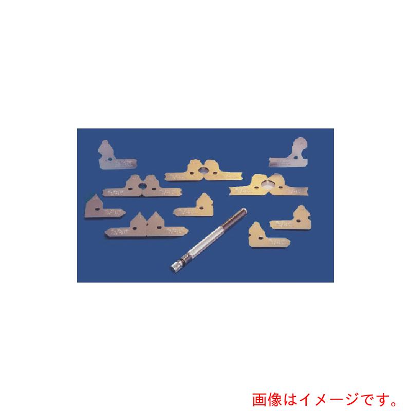 特長 ●円溝の凸凹、角溝の凸凹があるためワークの形状を問わずに使用可能です。 用途 ●測定に。 仕様 ●測定範囲(mm)：0.2〜2.0 ●枚数(枚)：19 ●0.2〜2.0R(0.1トビ)枚数：19枚 ●0.6×30×35 ●バラ(単体)...