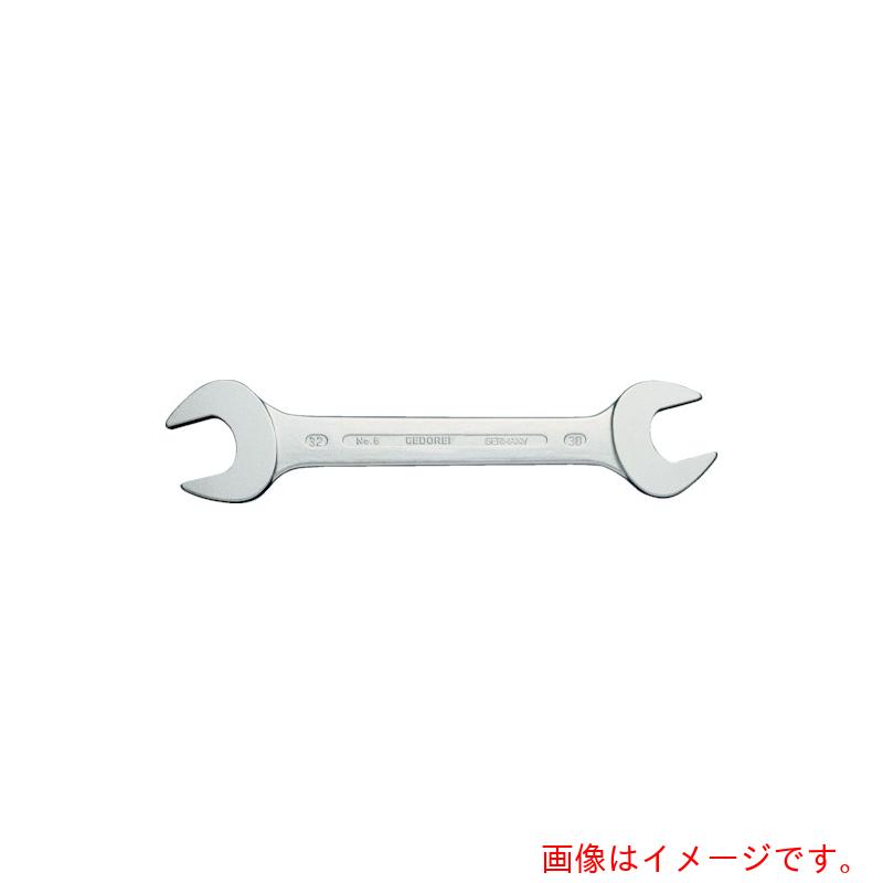 特長 ●表面は梨地仕上げで、手になじみやすく、滑りにくい仕様です。 ●ハンドル軸はスリムタイプです。 仕様 ●二面幅寸法(mm)：41×46 ●全長(mm)：400 ●厚さ(mm)：10.7 ●クロムメッキ仕上げ 材質 ●クロムバナジウム鋼...