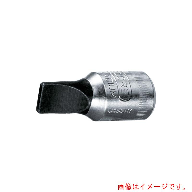 特長 ●ローレット加工を施すことで、手回しでも手から滑り落ちにくいです。 ●表面には防錆処理が施してあります。 仕様 ●刃先：［［−］］6.5 ●差込角(mm)：6.35 ●全長(mm)：28 ●マイナスねじ 材質 ●特殊バナジウム鋼 ●ク...