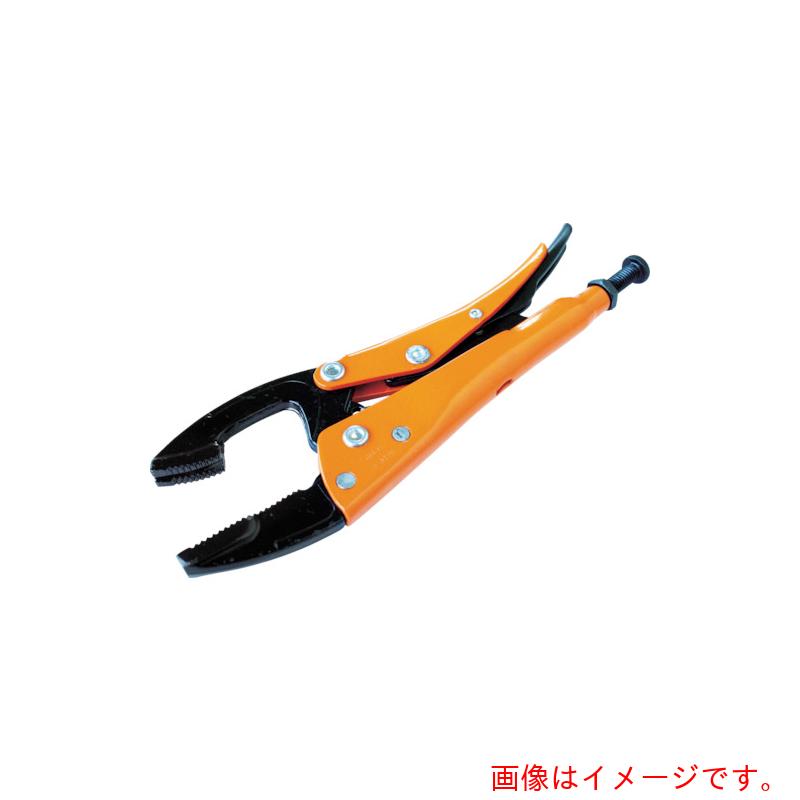 特長 ●ハンドル部はエポキシ樹脂コーティングされており溶接スパッタが溶着しづらく、且つ耐食性に優れています。 ●他社品と比較して軽い力で固定と解除が出来るので安全かつ疲労軽減が可能です。 ●口金部分にV溝があり、小径のパイプでも3点で確実に...