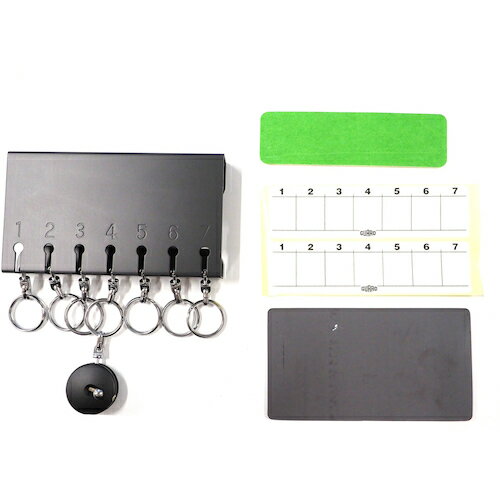 特長 ●鍵を無くす心配なし、帰宅したらキーホルダーごとキーハンガーに保管できる、キーをサッと取り出せます。 ●取付簡単、 強力両面マグネット付きです。 ●共通キーリングはキーハンガー・キーホルダーにワンタッチで付け外しOKです。 仕様 ●奥...