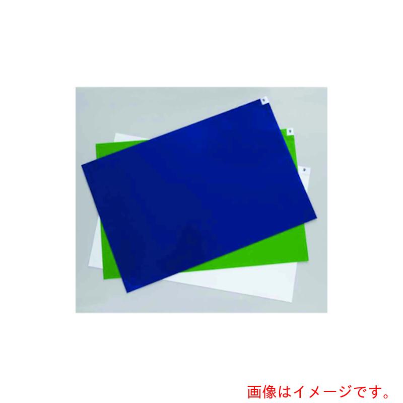特長 ●残積枚数の分かる強粘着タイプです。 用途 ●靴底の除塵。 仕様 ●色：ブルー ●サイズ(mm)：600×900 ●600mm×900mm ●ブルー ●コーナーNo付き 材質 ●ポリエチレン 質量・質量単位 ●1440.0g セット内...