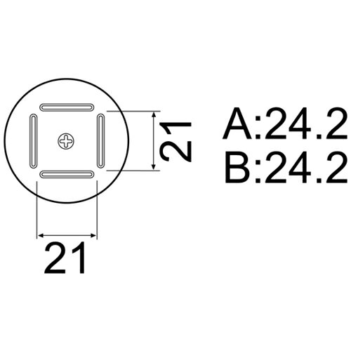 特長 ●BQFP　24×24用です。 用途 ●ホットエアー用オプションノズルに。 仕様 ●品名：ノズル ●摘要：FR-801、FR-802、FR-803B 質量・質量単位 ●60.0g 【メーカー名】白光（株） 【メーカー品番】A1182B