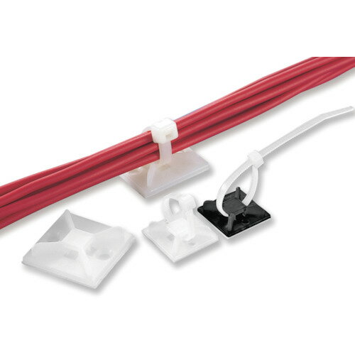 特長 ●インシュロックと併用して、配線を固定するアクセサリです。 用途 ●電気工事、配電盤などの電線の固定に。 仕様 ●固定方法：粘着 ●屋内用 材質 ●66ナイロン 質量・質量単位 ●0.79kg 【メーカー名】ヘラマンタイトン（株） 【...