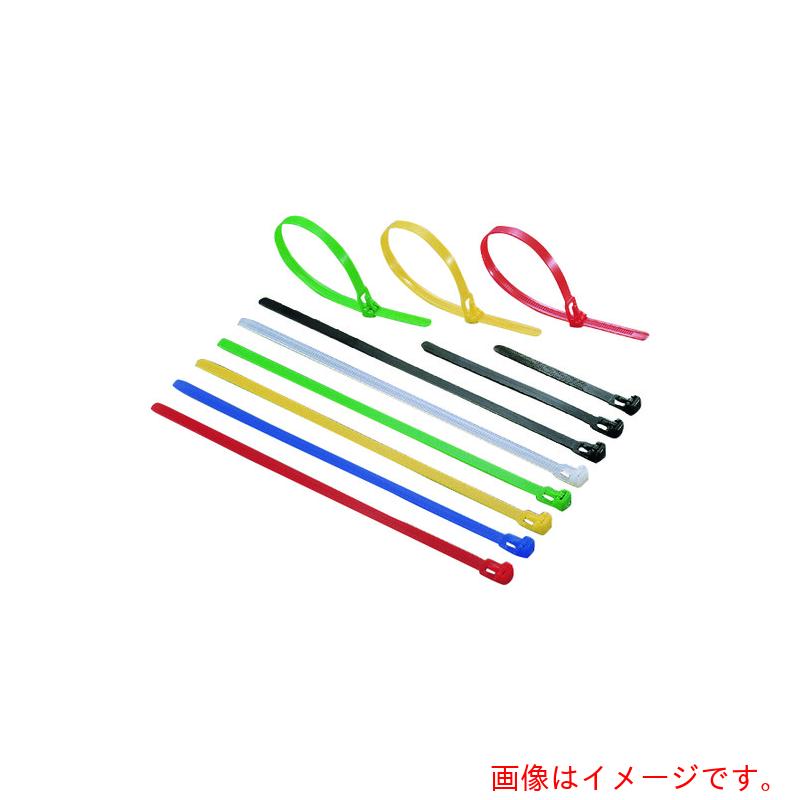 特長 ●取り外しが自由にできるため、保守管理が容易で、再結束ができ経済的です。 ●電線の結束や農業、園芸、包装など様々な分野でお使いいただけます。 用途 ●電気工事、配電盤などの結束に。 仕様 ●色：乳白 ●幅(mm)：7.4 ●長さ(mm...