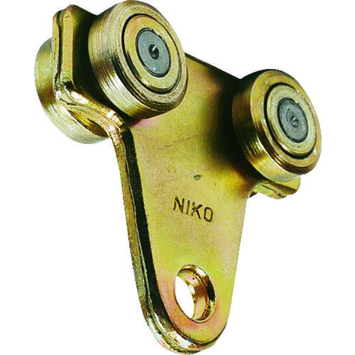 特長 ●大きいベアリングが使用されていることで、より小さな力で、吊り車のスムーズかつ安定した走行を確保してます。 用途 ●トロリーハンガーの吊り車。 ●トロリーハンガー用の吊車（複車）。 仕様 ●品名：トロリーハンガー用複車 ●適合レール：...