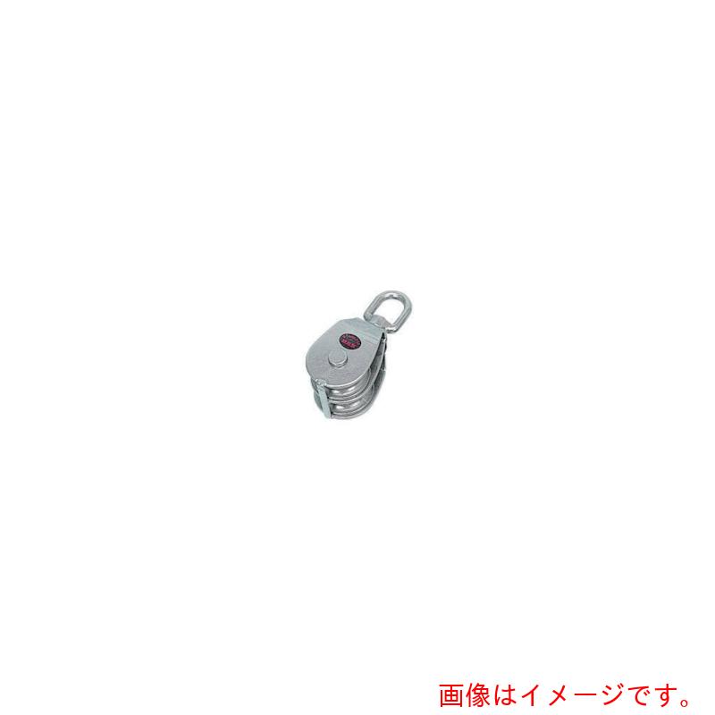 特長 ●サビに強い小型ステンレス滑車です。 用途 ●ロープを通し、荷物等の吊り上げや引っ張り作業。 仕様 ●基本使用荷重(t)：0.06 ●最大使用ロープ径(mm)：6 ●車数：2 ●車径(mm)：25 ●使用荷重(kg)：60 材質 ●ス...