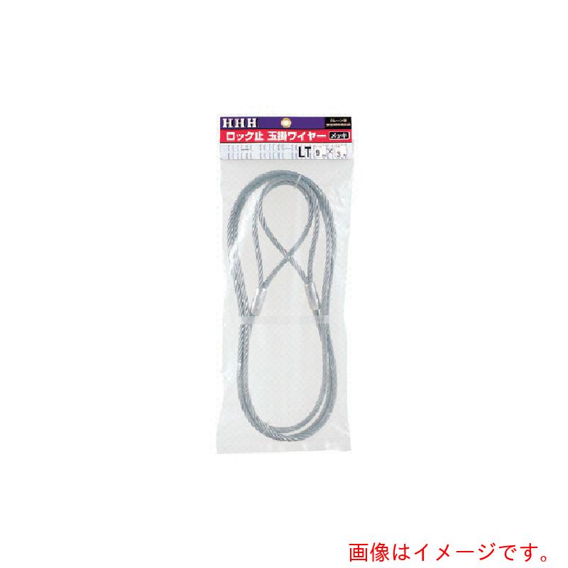 特長 ●1本づつビニール袋に入れ、穴付ヘッダーも付いていますので取扱いや陳列が楽です。 用途 ●玉掛け、固縛作業用。 仕様 ●全長(m)：1 ●スリング径(mm)：9 ●ワイヤー径×長さ(mm)×(m)：9×1 材質 ●スチール 質量・質量...