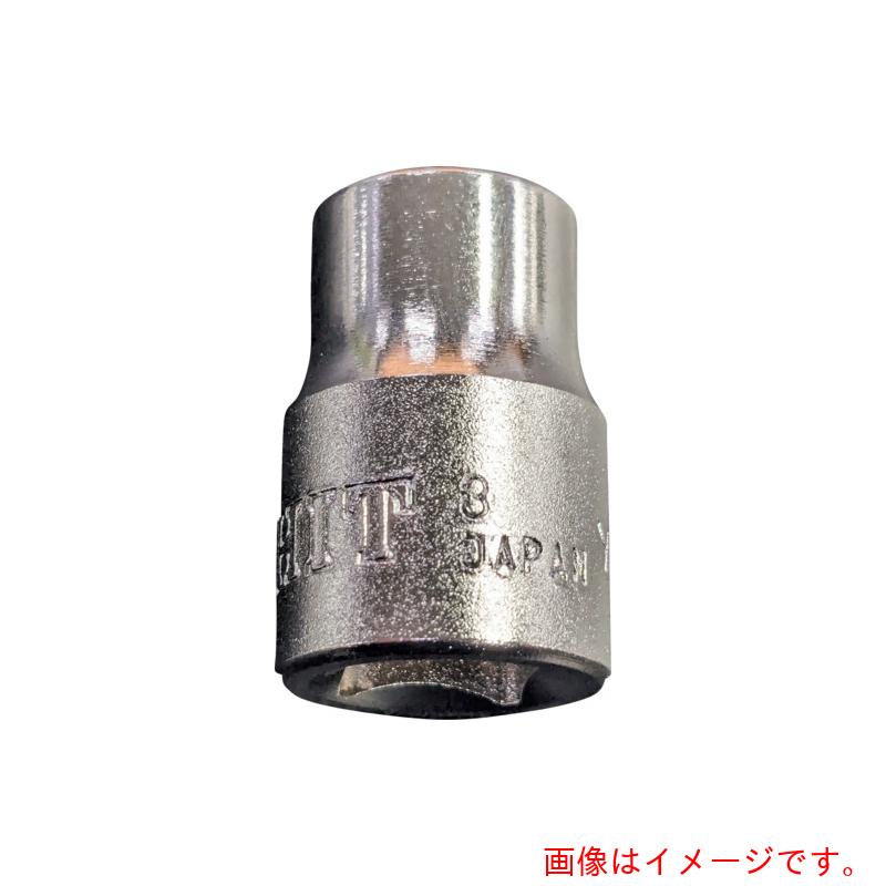 特長 ●ラチェットハンドルなどに取り付けて使用するソケット及びアクセサリーです。 用途 ●ボルト、ナットの締め付け、緩め作業に。 仕様 ●差込角(mm)：9.5 ●ソケット内容(mm)：12角ソケット：12 材質 ●特殊合金鋼 質量・質量単...