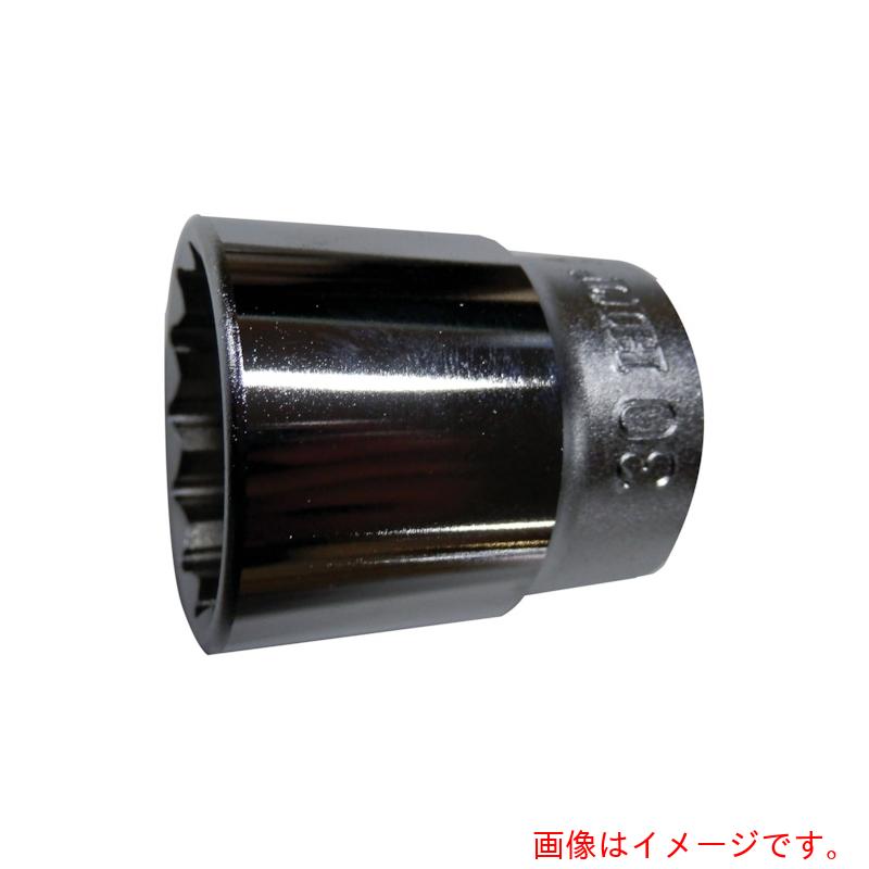 特長 ●ラチェットハンドルなどに取り付けて使用するソケット及びアクセサリーです。 用途 ●ボルト、ナットの締め付け、緩め作業に。 仕様 ●差込角(mm)：9.5 ●ソケット内容(mm)：12角ソケット：38 材質 ●特殊合金鋼 質量・質量単...
