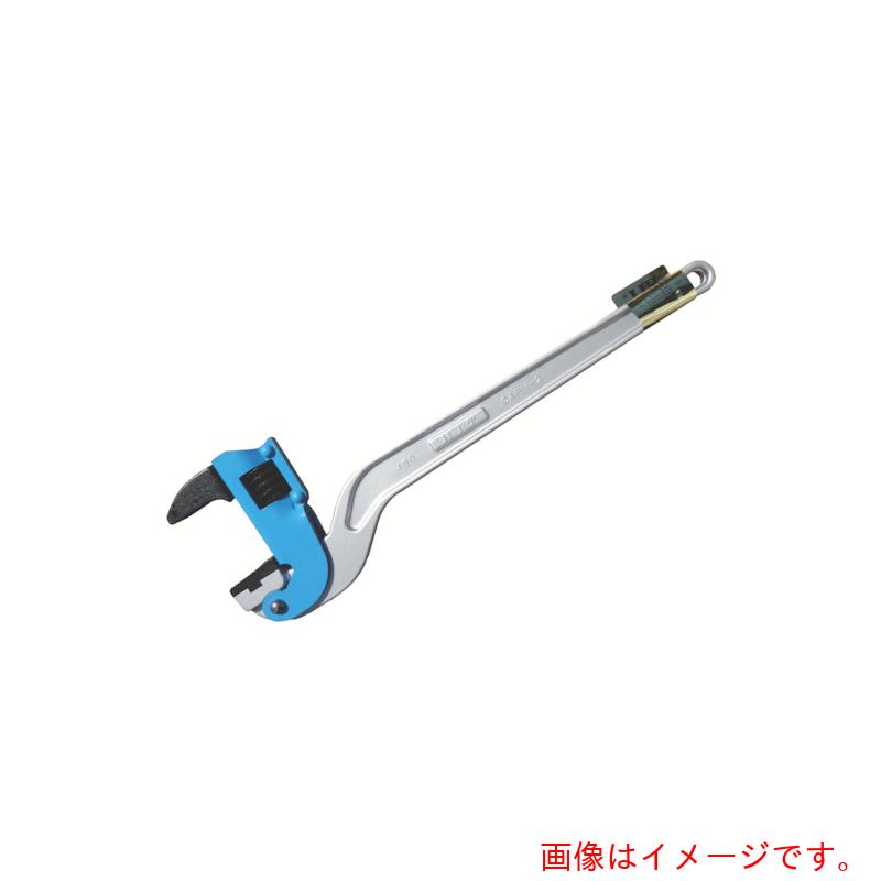 特長 ●対象物に傷を付けにくい専用歯を採用しています。 ●本体はアルミ鍛造品の為、軽くて丈夫です。 ●接地配管作業・壁ぎわの配管作業に最適です。 用途 ●ガス・水道管（白管）、被覆鋼管の締め付け・解体作業に。 仕様 ●全長(呼称)(mm)：...