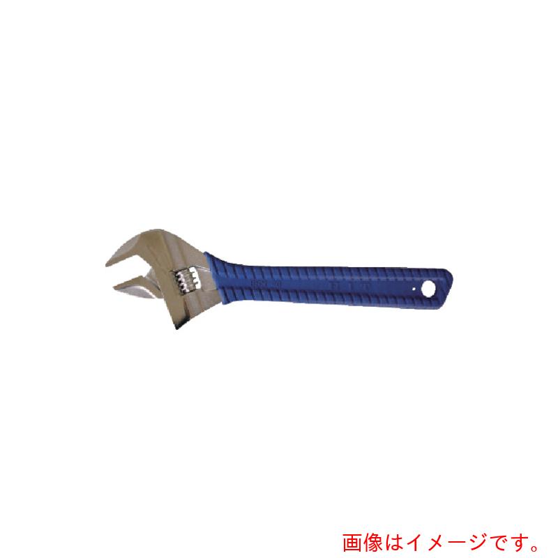特長 ●軽く、薄く、大きな口開きです。 ●手に優しい天然ゴムグリップです。 用途 ●狭い箇所でのナットの締め付け等 仕様 ●全長(mm)：300 ●最大口開き(mm)：46 ●色：ブルー ●先端厚さ(mm)：12.5 材質 ●クロームモリブ...