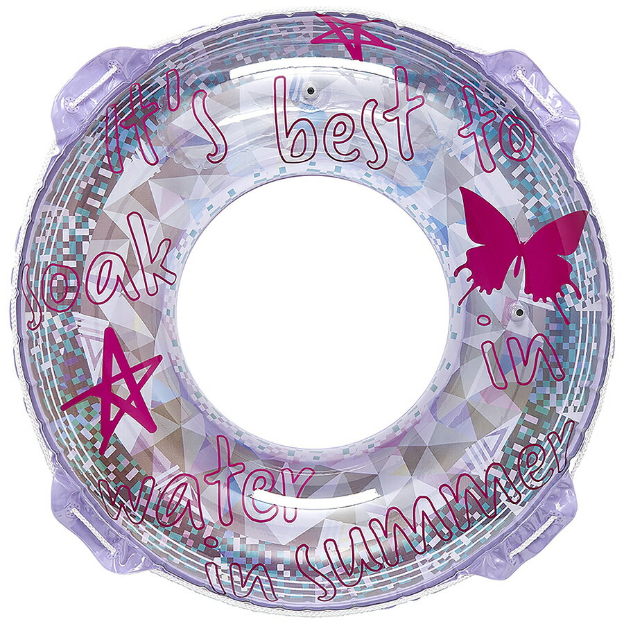 ●膨らんだ状態の浮輪の内周が約130〜135センチとかなり大きめな浮輪です。 ●大人1人がゆったりと入れる大きさです。 ●かんたん空気栓装着商品。 ●ロープ付 ●素材： 塩化ビニル樹脂 ●商品サイズ： サイズ:100cm、空気を入れた内周サ...