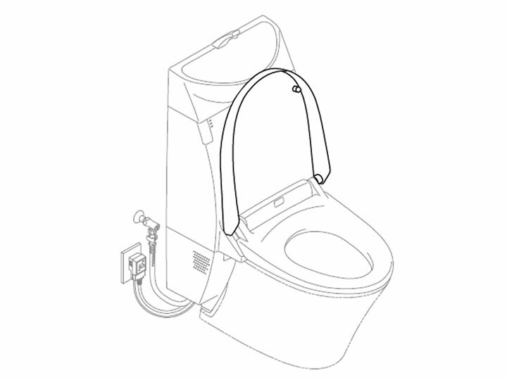 ●色： BW1（ピュアホワイト） ●適合商品品番： アステオDT300タイプ 、サティスアステオDT200タイプ 【メーカー名】（株）LIXIL 【メーカー品番】312-1023A/BW1　