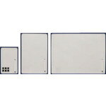 特長 ●家庭・オフィス・お店での使用に適したシンプルなデザインのホワイトボードです。 ●本体の裏面には軽い素材(ボール紙)を使用していますので、壁に掛けた時の負担が少なくなっています。 ●フレームの四隅にあるコーナーパーツにはひもを通す穴が...