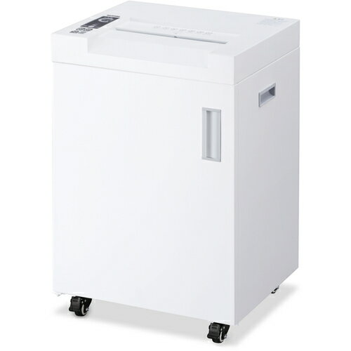 特長 ●投入幅310mmでA3サイズに対応したオフィスシュレッダーです。 ●一度に投入できる最大細断枚数は、A4用紙17枚です。 ●ダストボックスにはA4コピー用紙約1300枚を収容可能、ゴミ捨ての回数を軽減できます。 ●2×8mmのマイク...
