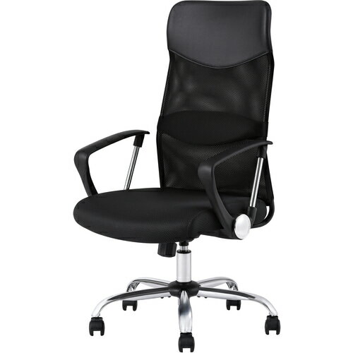 特長 ●通気性に優れたメッシュ素材を使用しているため、長時間の作業でも快適に使用できるチェアです。 ●座面はゆったり座れる広々サイズです。 ●体重をかけると背もたれが、最大約15度倒れるロッキング機能付きです。 ●腰サポートバー付きで、腰へ...