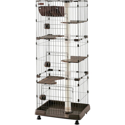 特長 ●猫が楽しく過ごせるように考えられた3段タイプのキャットランドケージです。 ●すっきり置けるスリムタイプです。 ●屋根から床まで、支柱がつめとぎポールになっており、どの場所でも爪とぎができます。 ●しっかり固定できるので安心です。 ●...