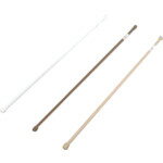 特長 ●ネジやクギを使わずに壁などにしっかりと固定できる伸縮棒です。 ●スリムタイプなので、カフェカーテンやのれんなどの取付けに最適です。 仕様 ●色：木目ミディアムブラウン ●幅(mm)：13 ●奥行(mm)：13 ●均等荷重(kg)：7...