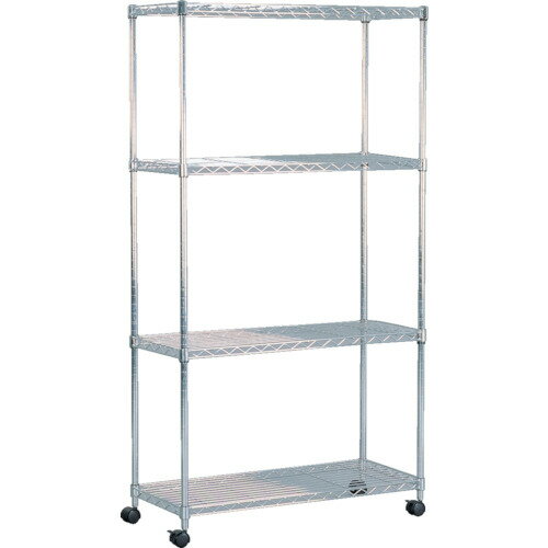 特長 ●クロームメッキ仕上げのラックです。 ●クギやネジを使わずに簡単に組み立てることができます。 ●棚の高さは自由に変えることができます。 ●移動に便利なキャスター付です。 ●アイリスのメタルラックセット品や別売パーツと組み合わせて、オリ...