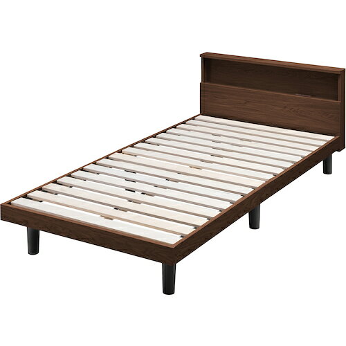 特長 ●小物を近くに置きたい人におすすめ、置ける収納にこだわったベッドフレームです。 ●スマホやタブレットが立てかけられる宮付きです。 ●2口コンセント付きで、枕元で充電可能です。 ●ベッド下は収納ボックスが置ける高さなので、収納場所にも困...