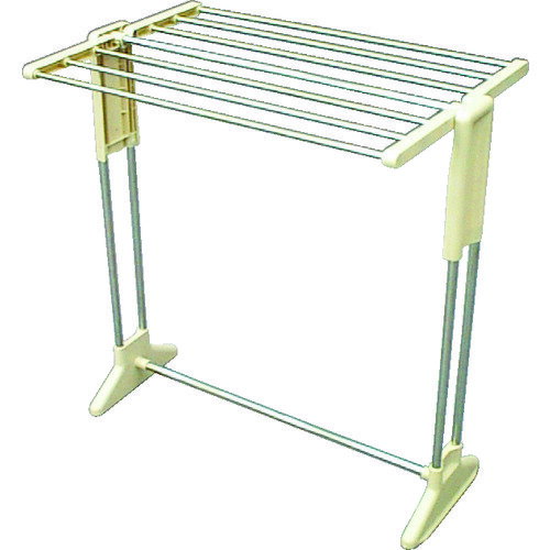 特長 ●さびにくいステンレス製のタオルハンガーです。 ●工具不要で組立が簡単です。 用途 ●室内用の物干しです。 仕様 ●幅(mm)：734 ●奥行(mm)：452 ●高さ(mm)：750 ●耐荷重(kg)：全体約8 ●摘要：バスタオル類7...