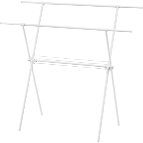 特長 ●スタイリッシュなデザインでインテリアに馴染む室内物干しです。 ●伸縮パイプを伸ばすことで、干せる量を増やせます。 ●ピンチハンガーや丈の長い衣類やバスタオル、ふとんも干すことができます。 ●タオルハンガーは着脱可能で、干すものに応じ...